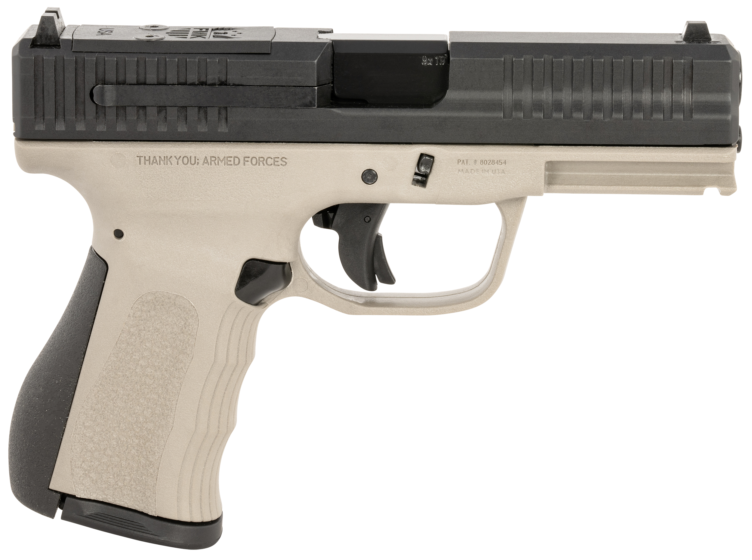 FMK Firearms G3 Titanium Gray 9mm 4" Barrel 14-Rounds Optics Ready ...