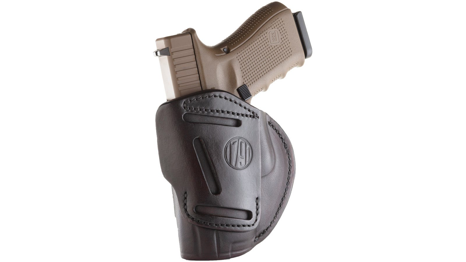 1791 Gunleather 4 Way Holster Brown Right-Hand - LIVENGOOD GUNS