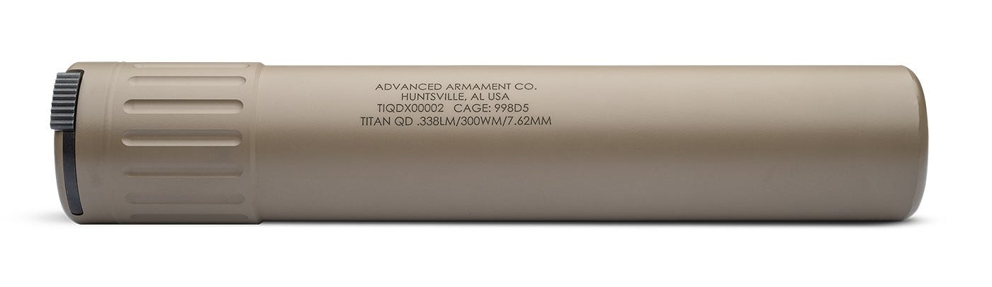 AAC Titan-QD Flat Dark Earth .338 Lapua For Use With 90-Tooth Mount ...
