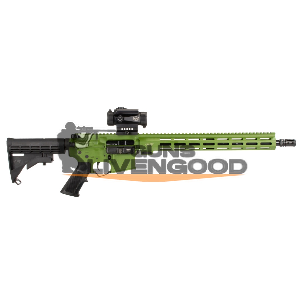 APF Guardian OD Green 5.56 16" Barrel 30-Rounds w/ Red Dot Sight ...