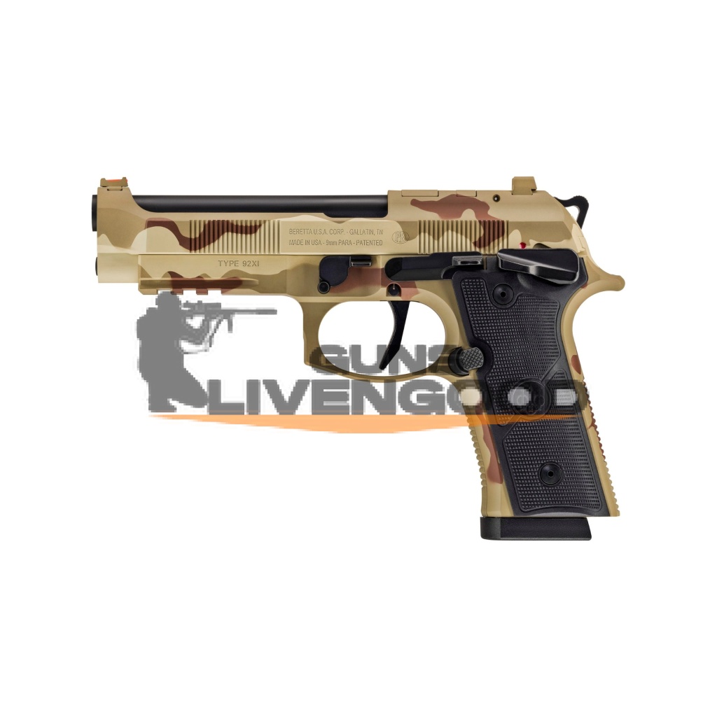 Beretta 92Xi Combat Desert Camo 9mm 4.7" Barrel 10-Rounds - LIVENGOOD GUNS