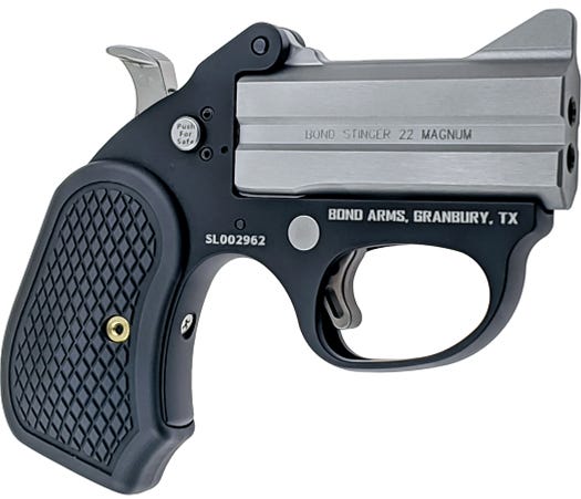 Bond Arms Stinger Fireball Black/Aluminum .22 Mag 3" Barrel 2-Rounds ...