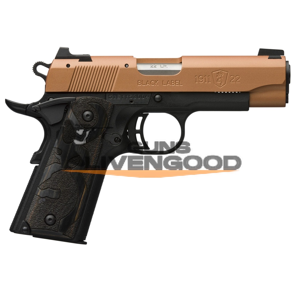Browning 1911-22 Copper .22 LR 3.6" Barrel 10-Rounds - LIVENGOOD GUNS