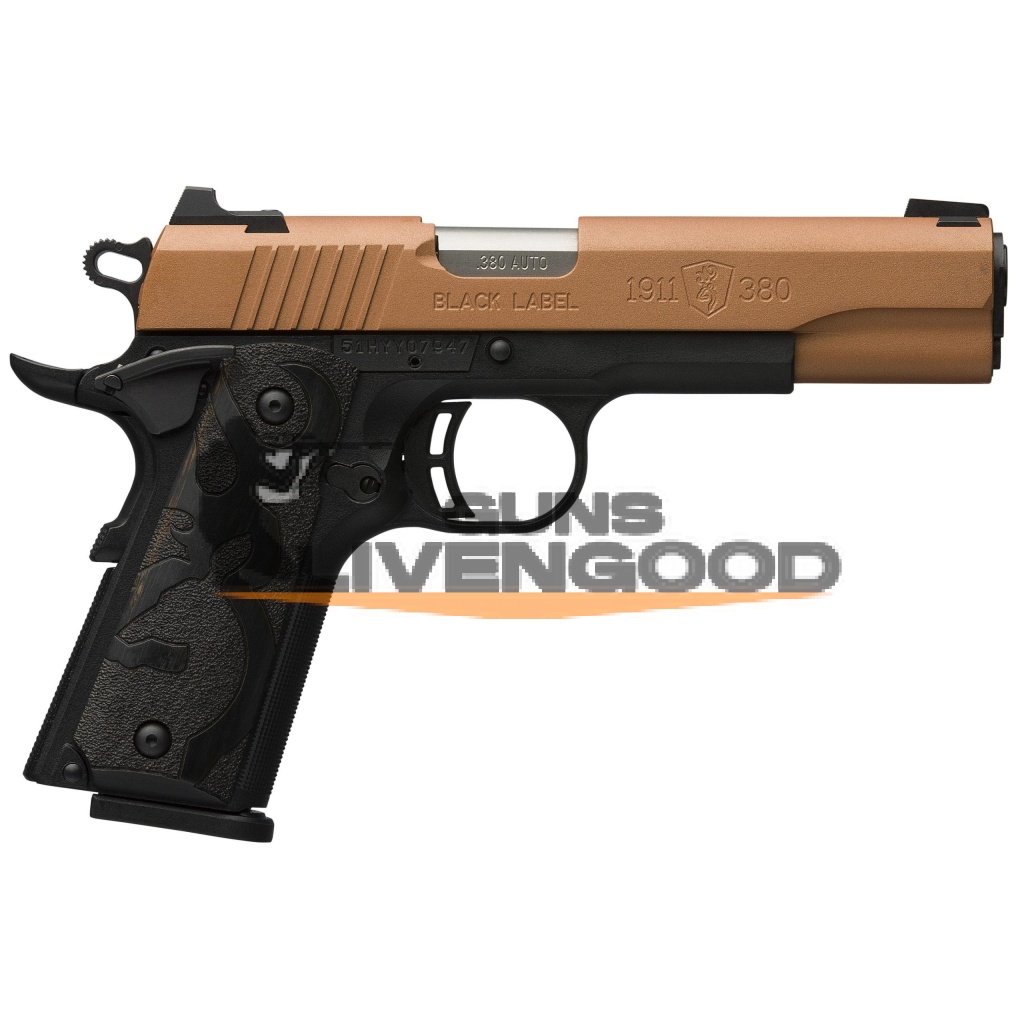 Browning 1911-380 Copper .380 ACP 4.25" Barrel 10-Rounds - LIVENGOOD GUNS