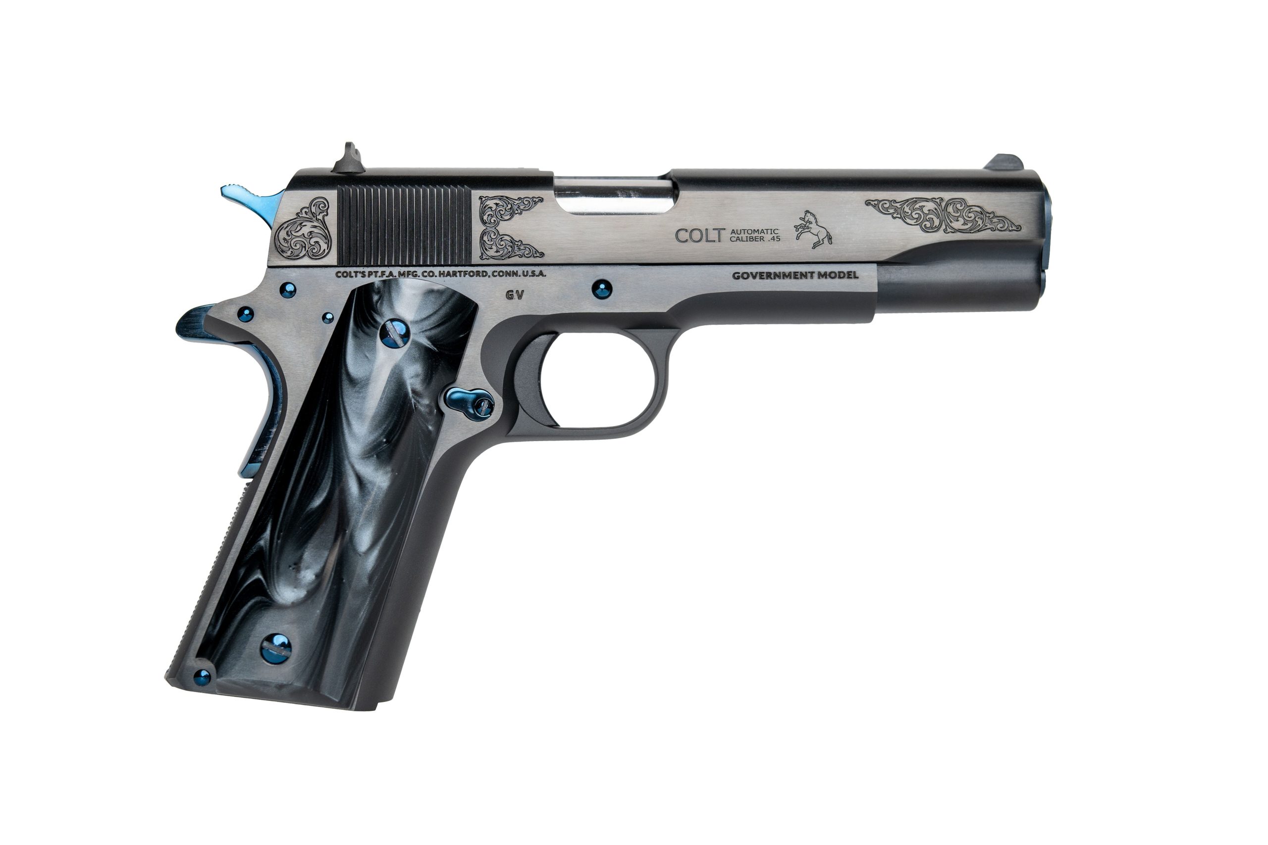 Colt Firearms Midnight 1911 Grey .45 ACP 5" Barrel 7-Rounds - LIVENGOOD ...