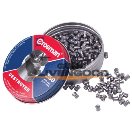 Crosman Destroyer Pellets .177 250-Rounds Pointed with Dished Rim ...