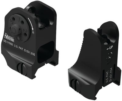 Daniel Defense Fixed Front And Rear Sight Combo Black - LIVENGOOD GUNS