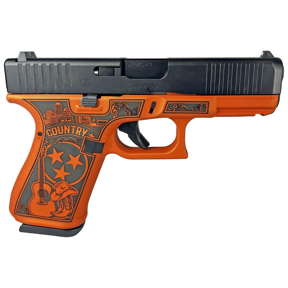 Glock 19 Gen5 "Tennessee-Orange" 9mm 4.02" Barrel 15-Rounds - LIVENGOOD ...