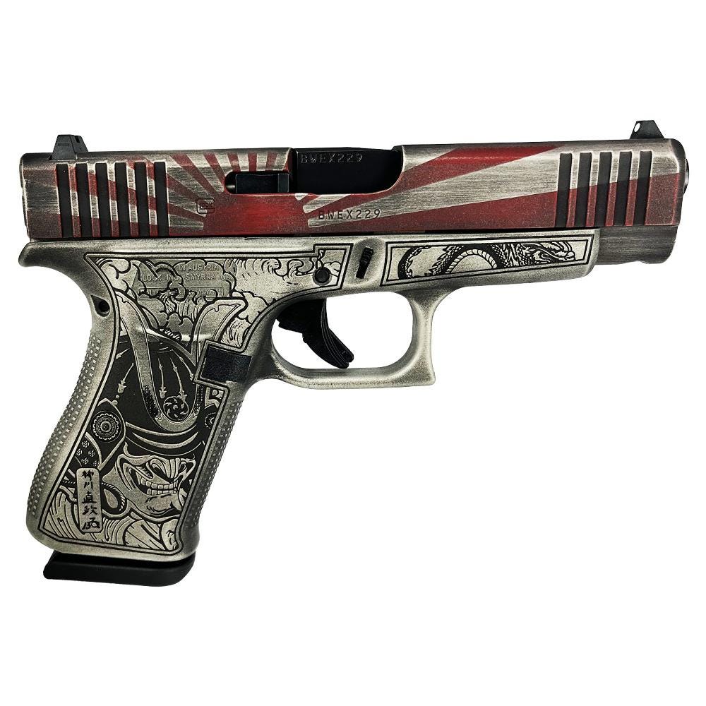 Glock 48 Gen 5 Custom "Rising Sun" Red 9mm 4.17" Barrel 10-Rounds ...