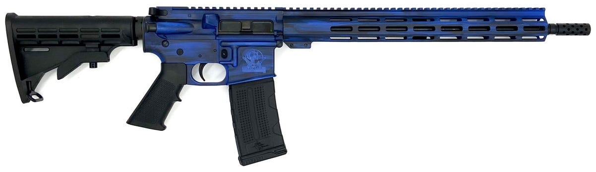 Great Lakes Firearms and Ammunition AR-15 BW Blue .223 Wylde 16" Barrel ...
