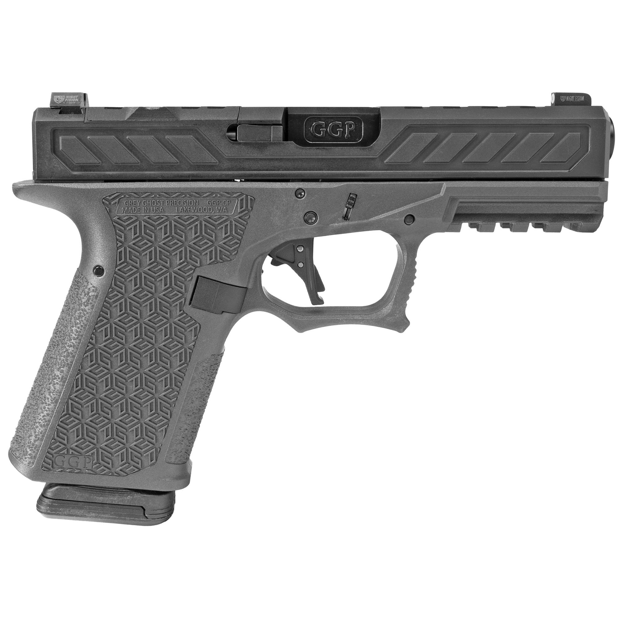 Grey Ghost Precision CP Compact Colbalt Grey 9mm 4" Barrel 15-Rounds ...