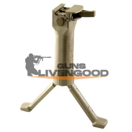 Grip-Pod GPS V2 Foregrip Tan Quick-Detach Cam Lever Mount - LIVENGOOD GUNS