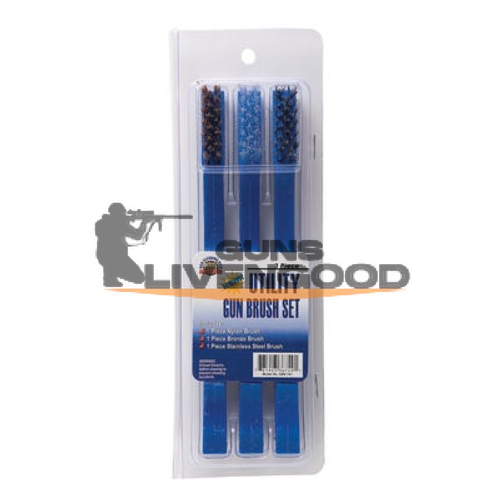 Gunmaster by DAC Three Piece Utility Brush Set (Bronze) - LIVENGOOD GUNS