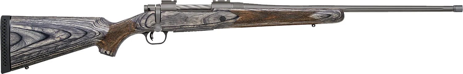 Mossberg Patriot Predator Rifle Grey Wood Laminate 7mm PRC 24" Barrel 3 ...