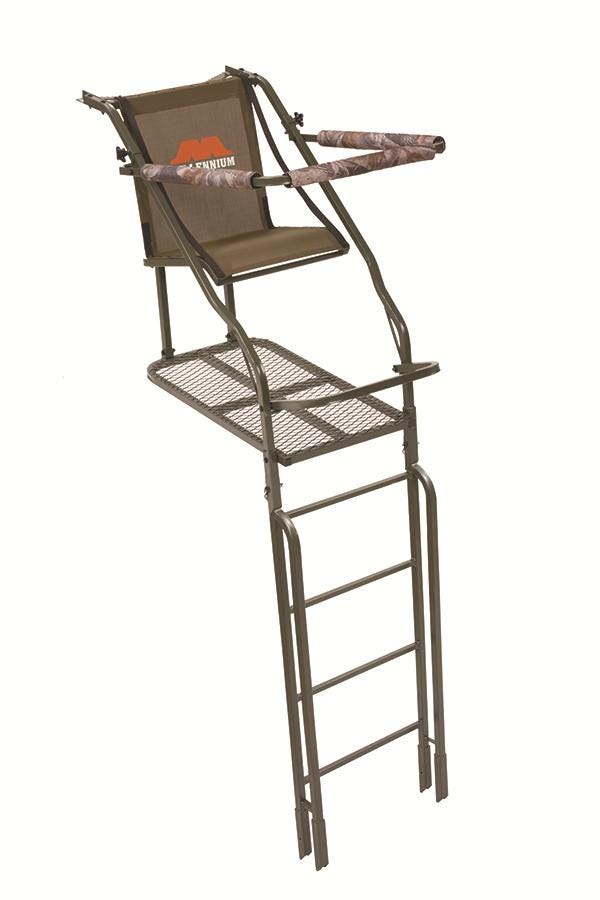 Ol Man Tree Stands L110 Ladder Stand Brown Double Sized Platform ...