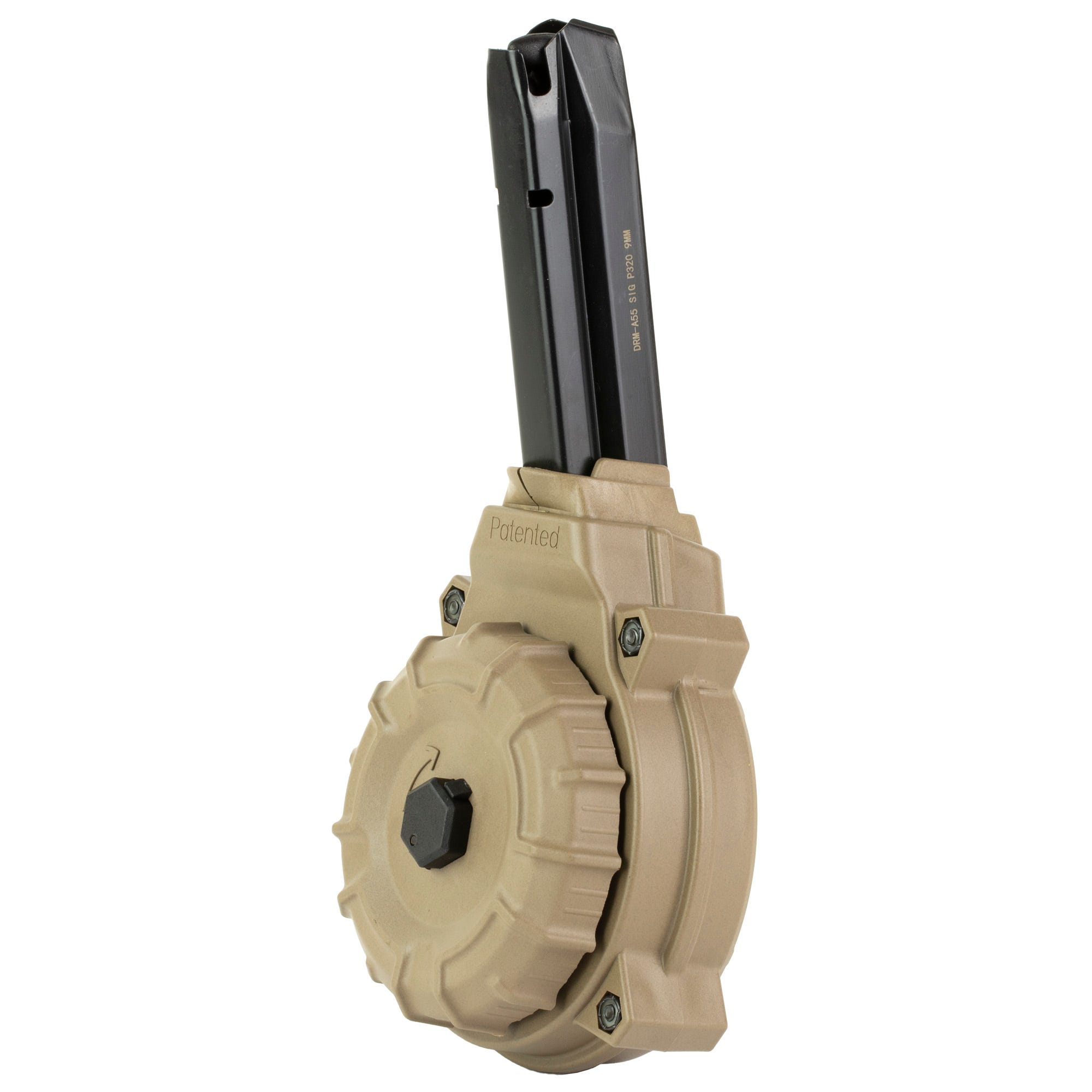 Pro Mag Industries Sig P320 Drum Magazine Flat Dark Earth 9mm 50-Rounds ...