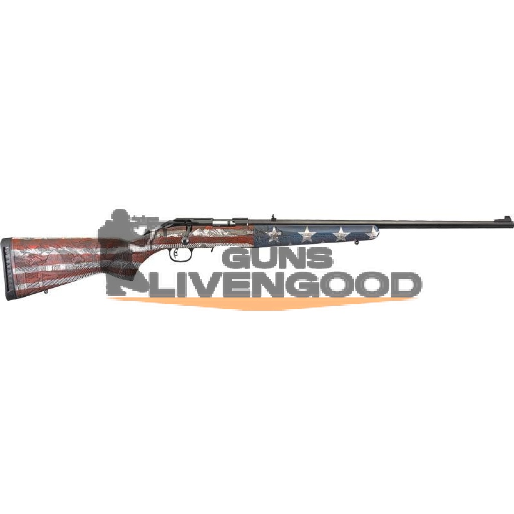 Ruger American Heartland Red / White / Blue .22 LR 22" Barrel 10-Rounds ...
