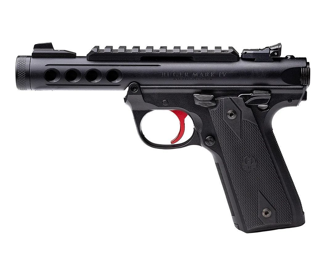 Ruger Mark IV 22/45 Lite .22 LR 4.4" Barrel 10-Rounds WA Compliant Non ...