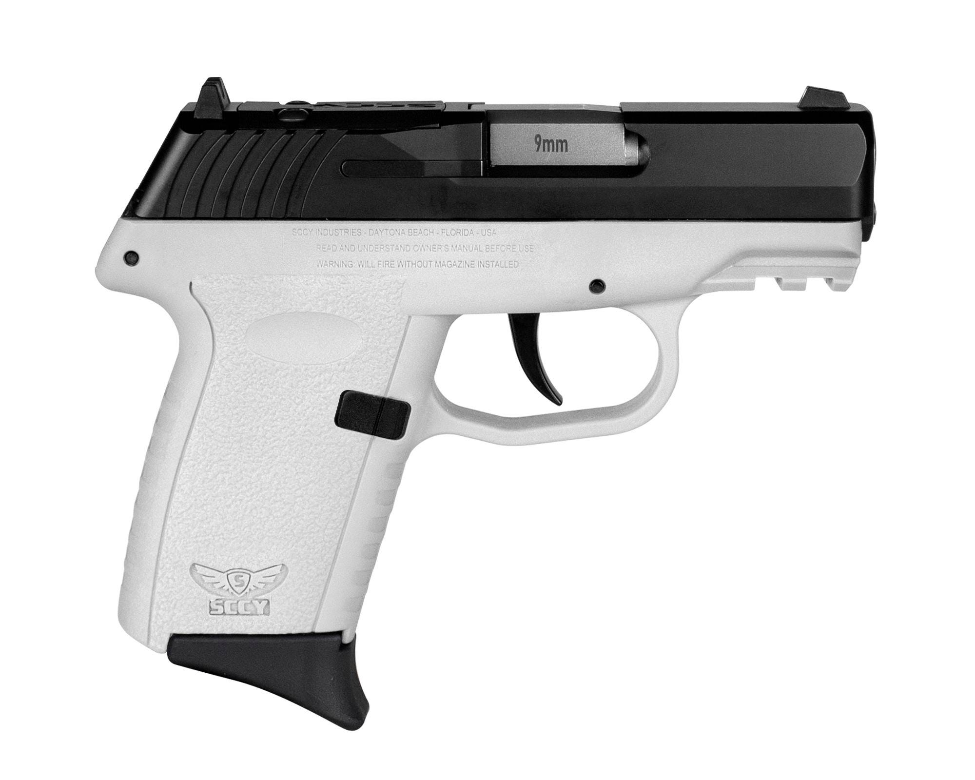 SCCY CPX-2 White 9mm 3.1" Barrel 10 Rounds Optics Ready - LIVENGOOD GUNS