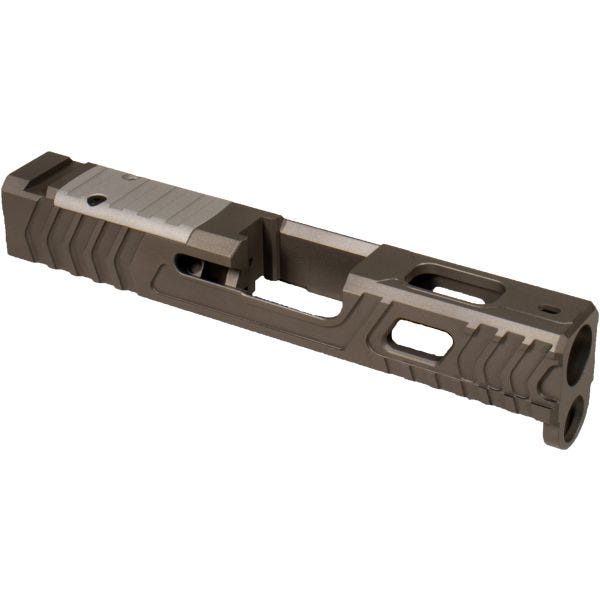 Shark Coast Tactical Glock 43x Slide RMSc Cut - LIVENGOOD GUNS