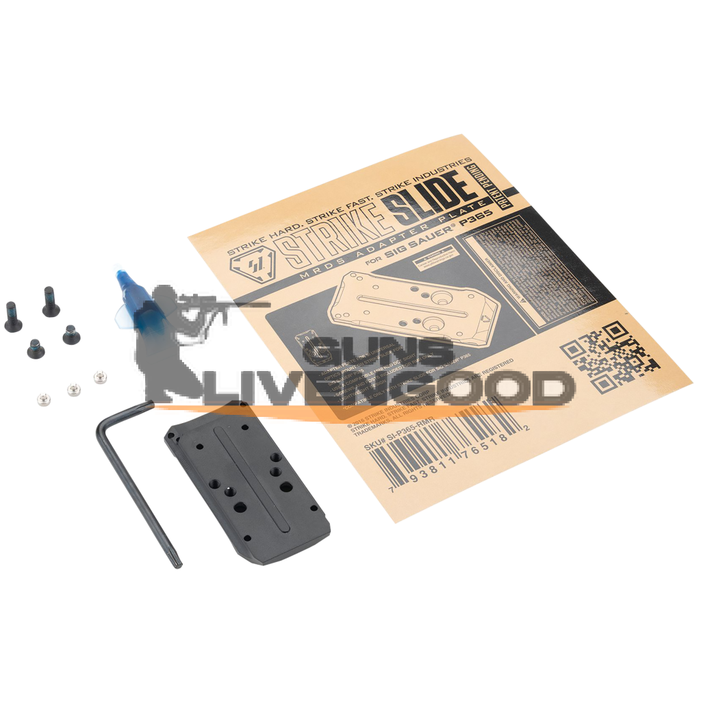 Strike Industries Slide Adapter Plate for P365 - LIVENGOOD GUNS