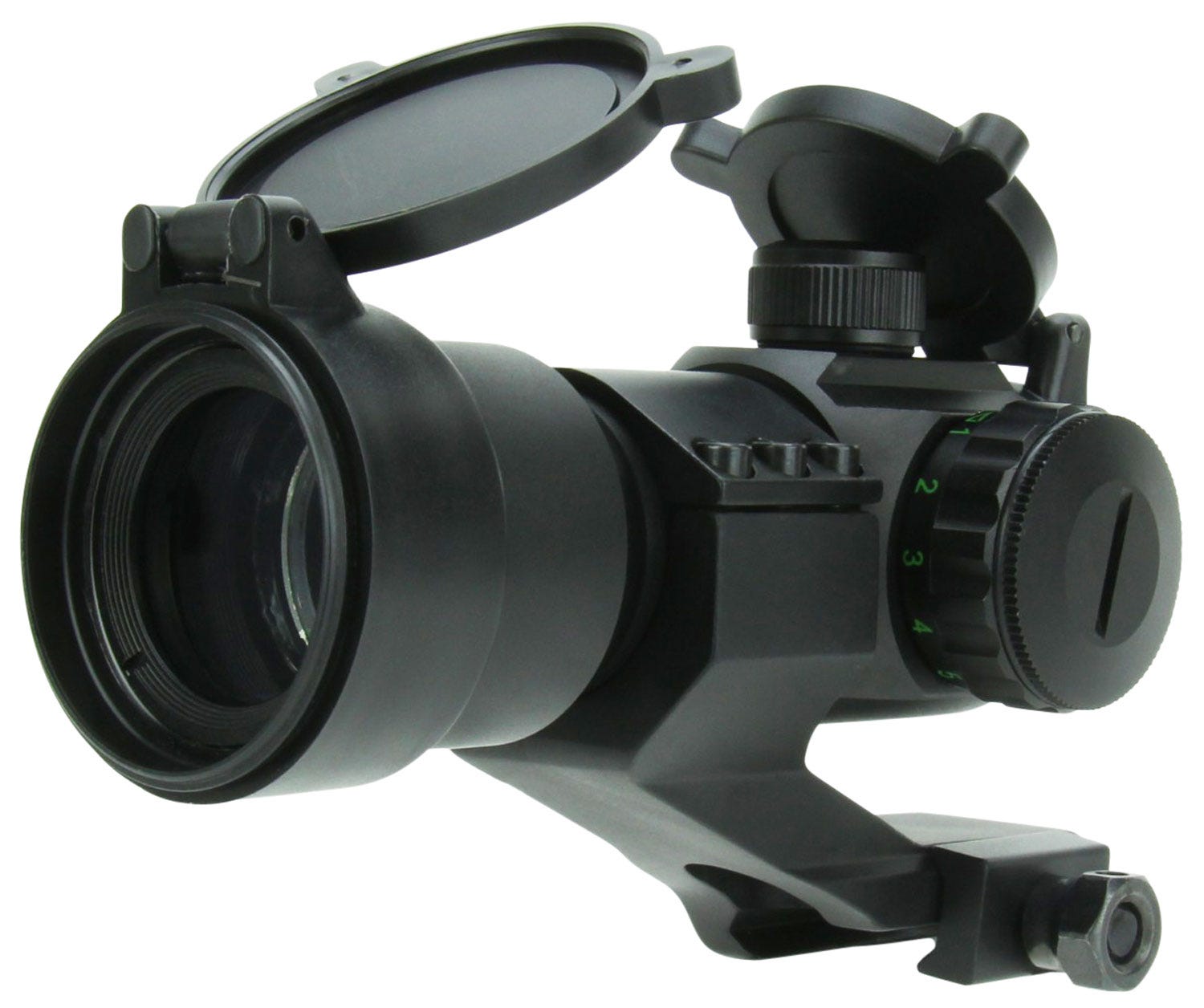TacFire Tactical Red Dot Scope Dual Illuminated Red / Green Dot Reticle ...