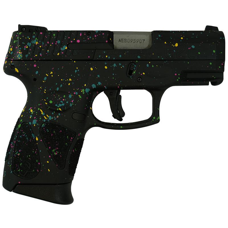 Taurus G2C Custom "Multi-Color Paint Splatter" 9mm 3.2" Barrel 12 ...