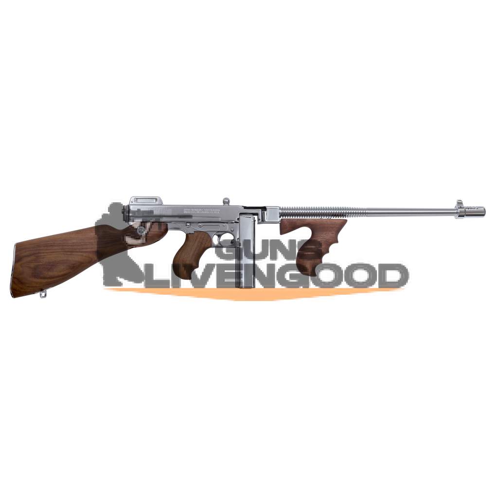 Thompson 1927A-1 Deluxe Carbine Chrome .45 ACP 18" Barrel 20-Rounds ...