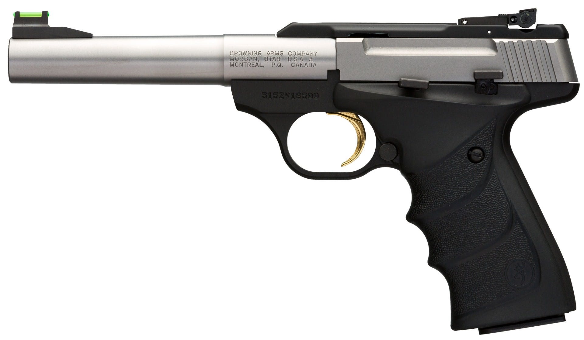 Browning Buck Mark Camper Stainless .22 LR 5.5" Barrel 10-Rounds ...