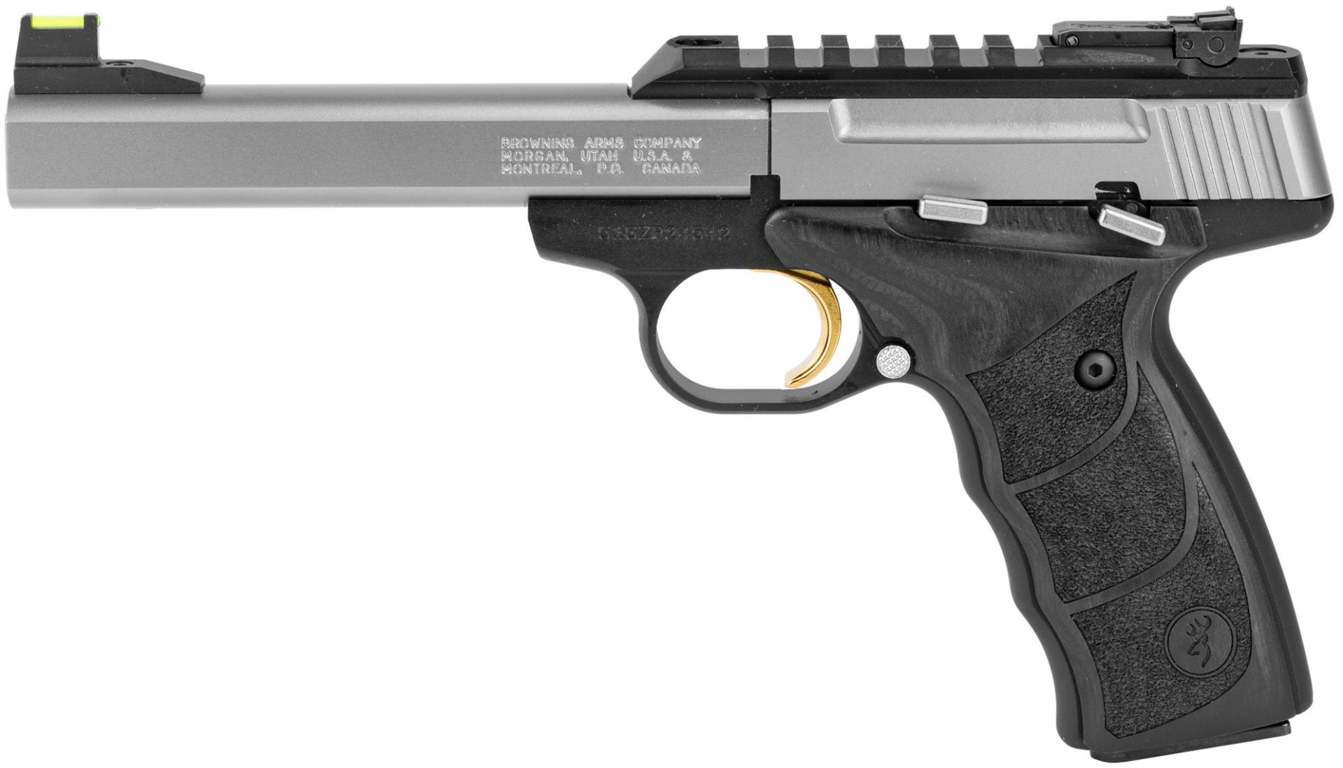 Browning Buck Mark Plus Stainless .22 LR 5.5" Barrel 10-Rounds ...