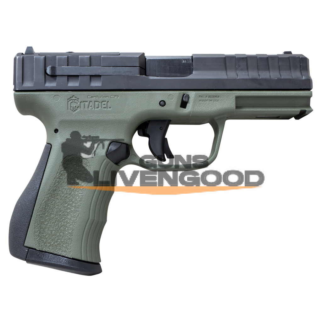 Citadel Firearms Centurion OD Green 9mm 4" Barrel 14-Rounds - LIVENGOOD ...