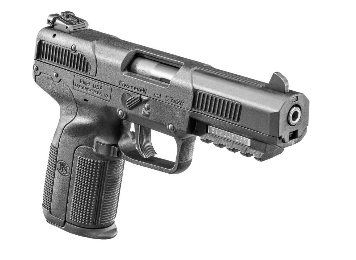 FN Five-seveN 5.7 X 28 4.8" Barrel 20-Rounds 2 Mags - LIVENGOOD GUNS