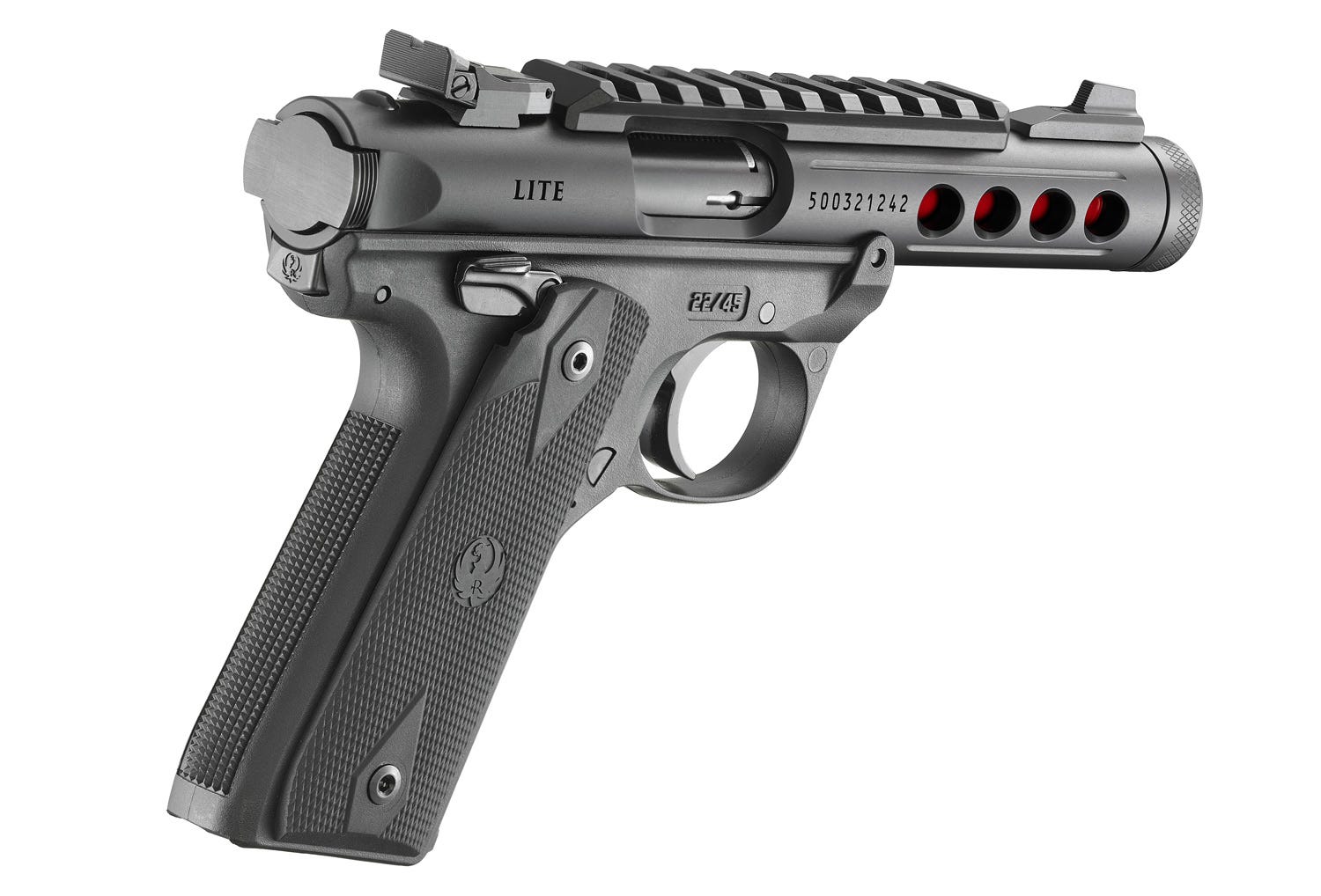 Ruger Mark IV 22/45 USMC Red .22 LR 4.4" Barrel 10-Rounds - LIVENGOOD GUNS