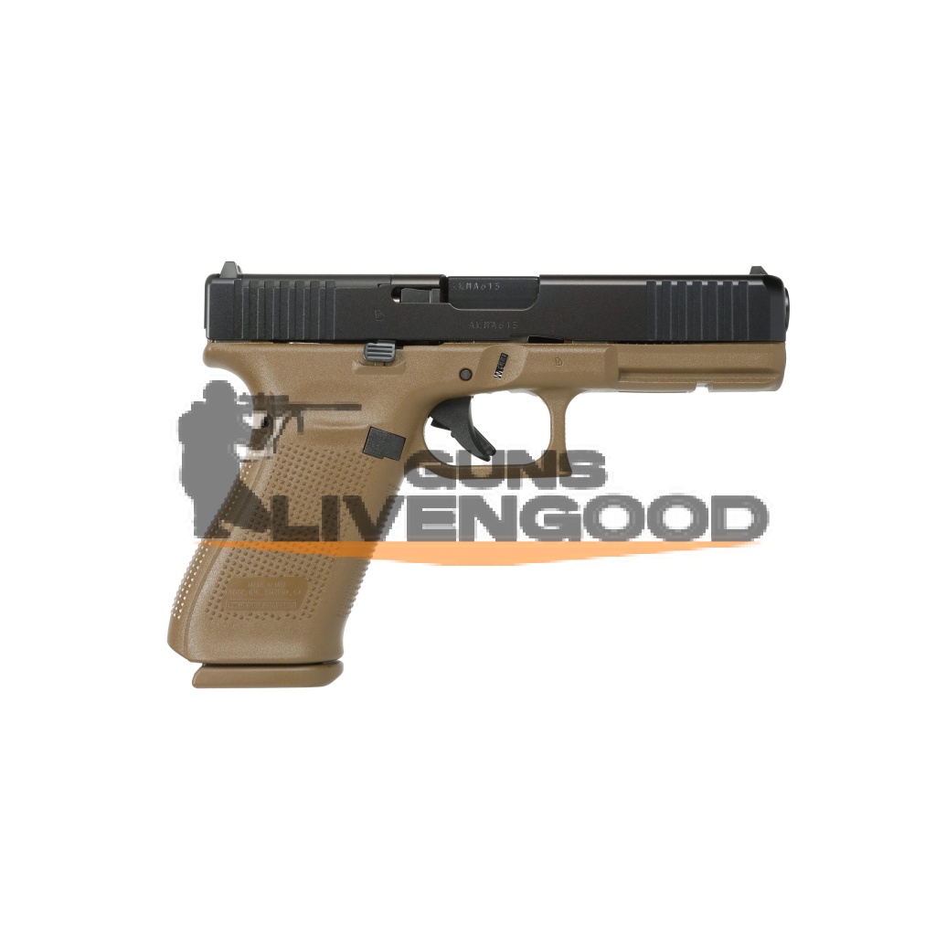 Glock 20 Gen5 MOS Flat Dark Earth / Black 10mm 4.61" Barrel 15-Rounds ...