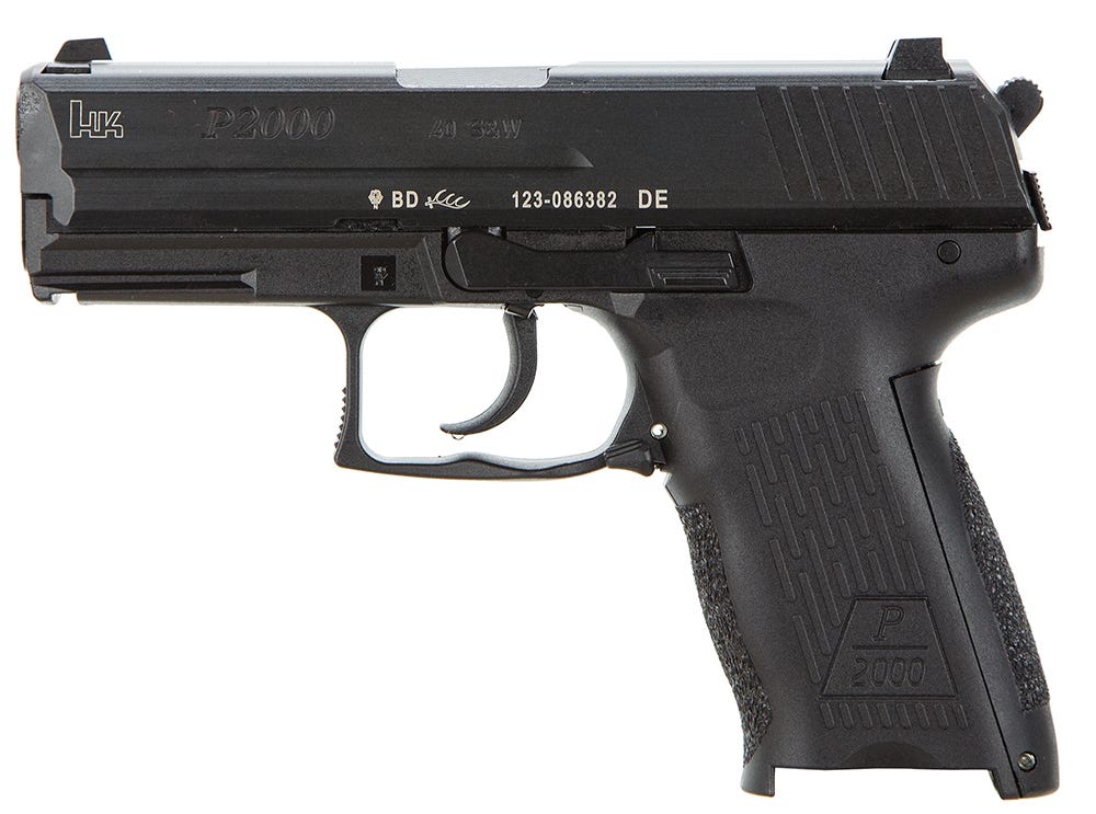 Heckler and Koch P2000 V3 .40 SW 3.66" Barrel 12-Rounds 3-Dot Sights ...
