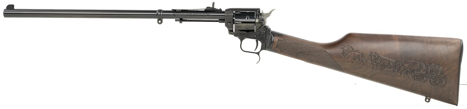 Heritage Rough Rider Rancher Walnut .22 LR 16" Barrel 6-Rounds Engraved ...