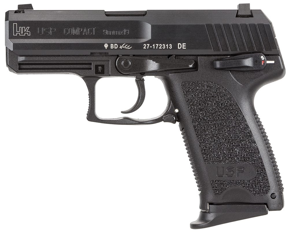 Heckler and Koch USP Compact V1 9mm 3.58" Barrel 13-Rounds - LIVENGOOD GUNS