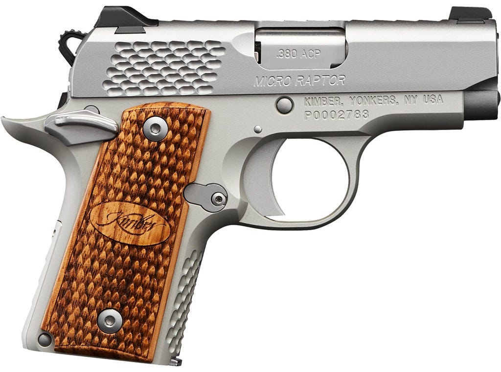 Kimber Micro Raptor Stainless .380 ACP 2.75" Barrel 7-Rounds ...
