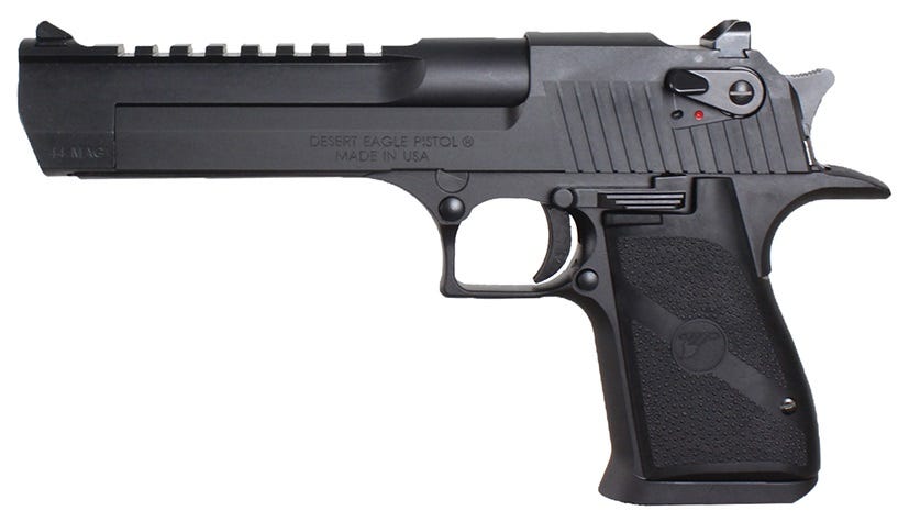 Magnum Research Desert Eagle Mark XIX .50 AE 6" Barrel Picatinny Rail 7 ...