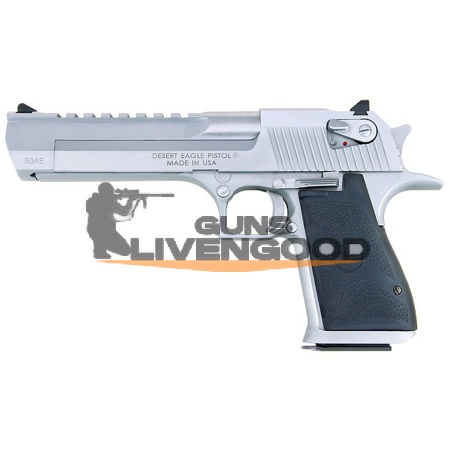Magnum Research Desert Eagle Mark XIX Chrome .50 AE 6" Barrel 7-Rounds ...