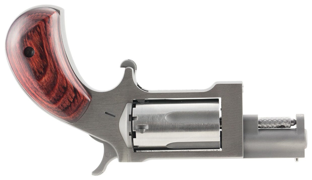 North American Arms Sidewinder Revolver Stainless .22 Mag 1.5" Barrel 5 ...