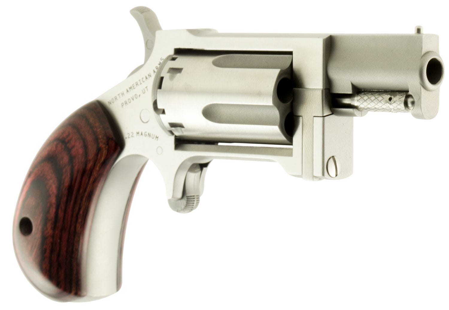 North American Arms Sidewinder Revolver Stainless .22 Mag 1.5" Barrel 5 ...