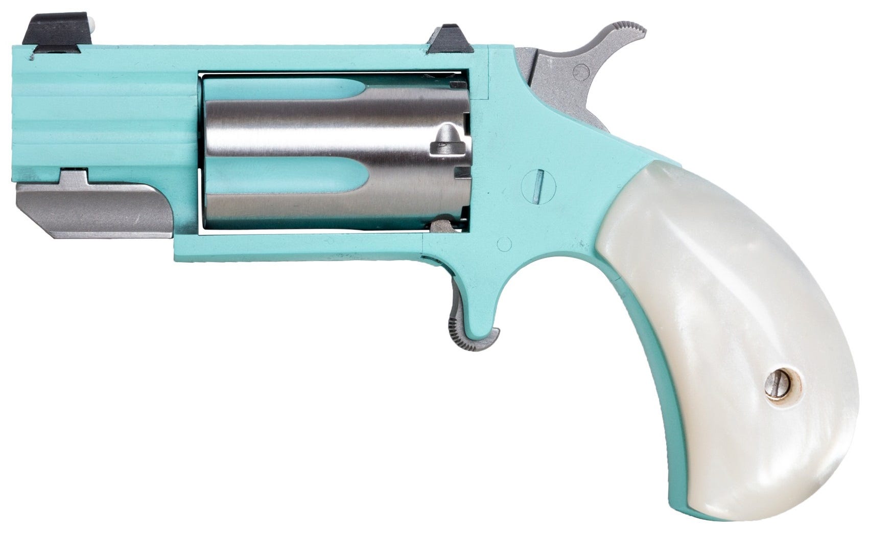 North American Arms Pug Turquoise .22 Mag 1" Barrel 5-Rounds ...