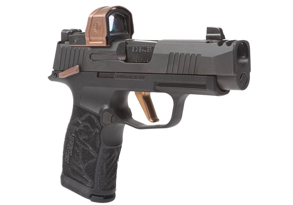 Sig Sauer P365 Rose XL Black / Rose Gold 9mm 3.1" Barrel 12-Rounds w ...