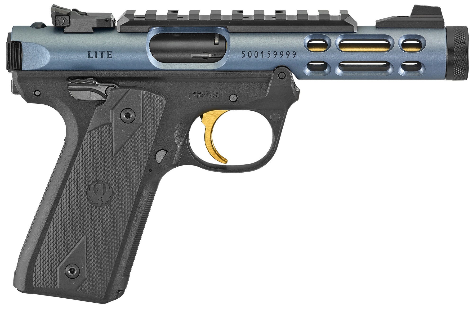 Ruger Mark IV 22/45 Lite Grey Anodized .22 LR 4.4" Barrel 10-Rounds ...