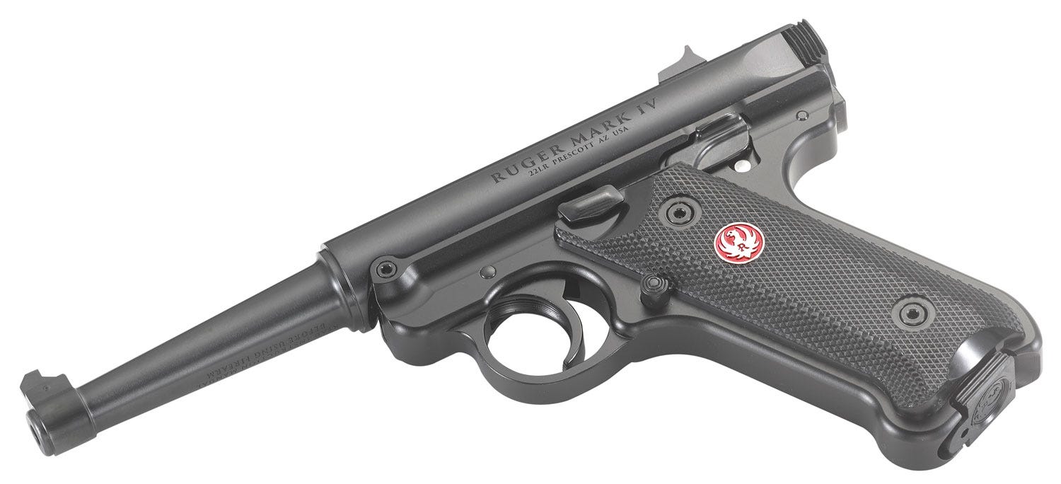 Ruger Mark IV Standard .22LR 4.75" Barrel 10-Rounds - LIVENGOOD GUNS