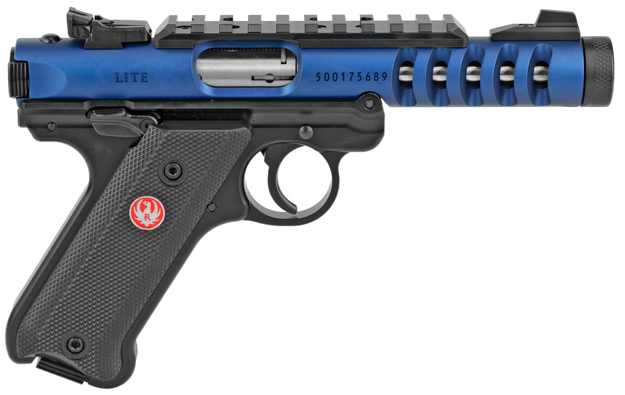 Ruger Mark IV Lite Blue .22 LR 4.4" Barrel 10-Rounds - LIVENGOOD GUNS
