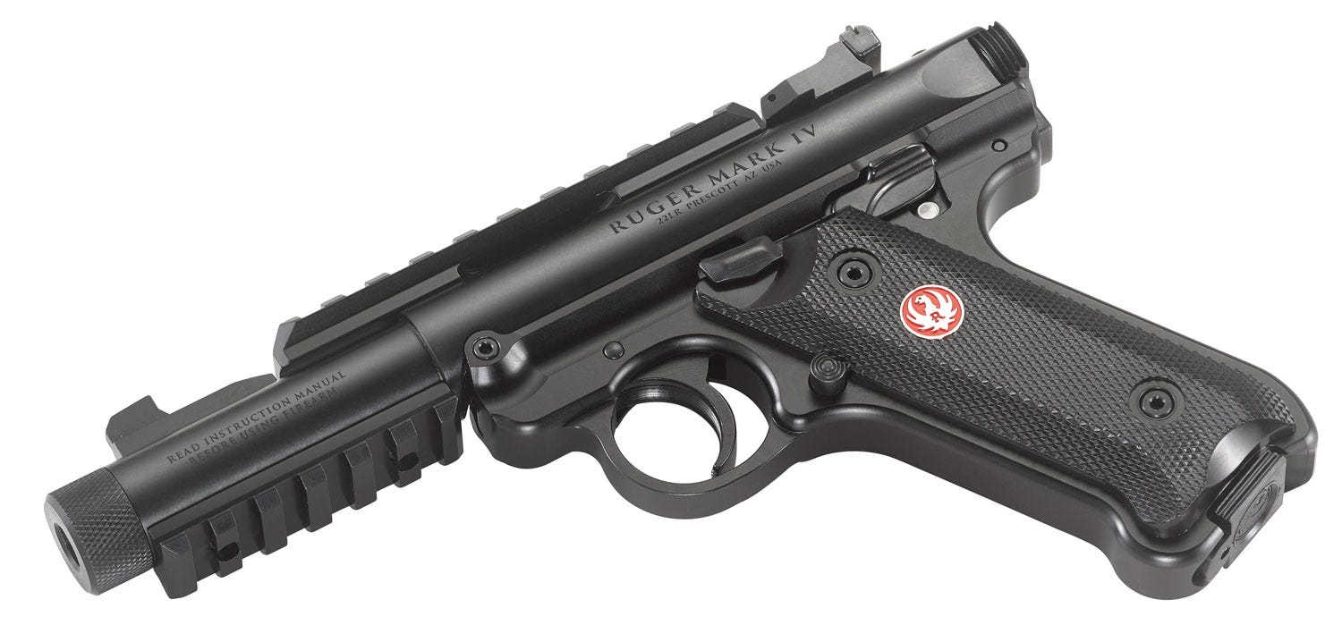 Ruger Mark IV Tactical .22 LR 4.4" Barrel 10-Rounds - LIVENGOOD GUNS
