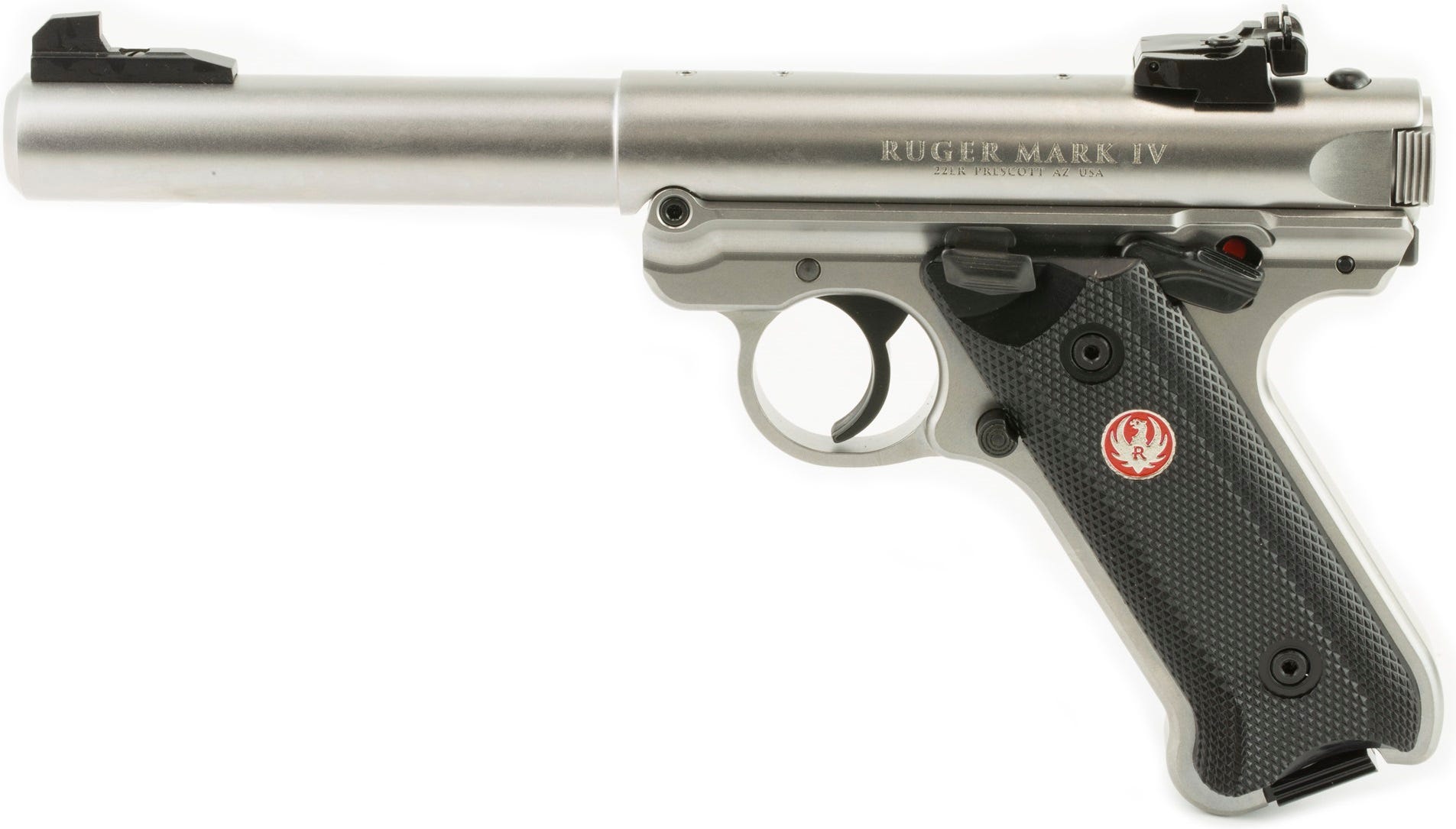 Ruger Mark IV Target Stainless .22 LR 5.5" Barrel 10-Rounds - LIVENGOOD ...