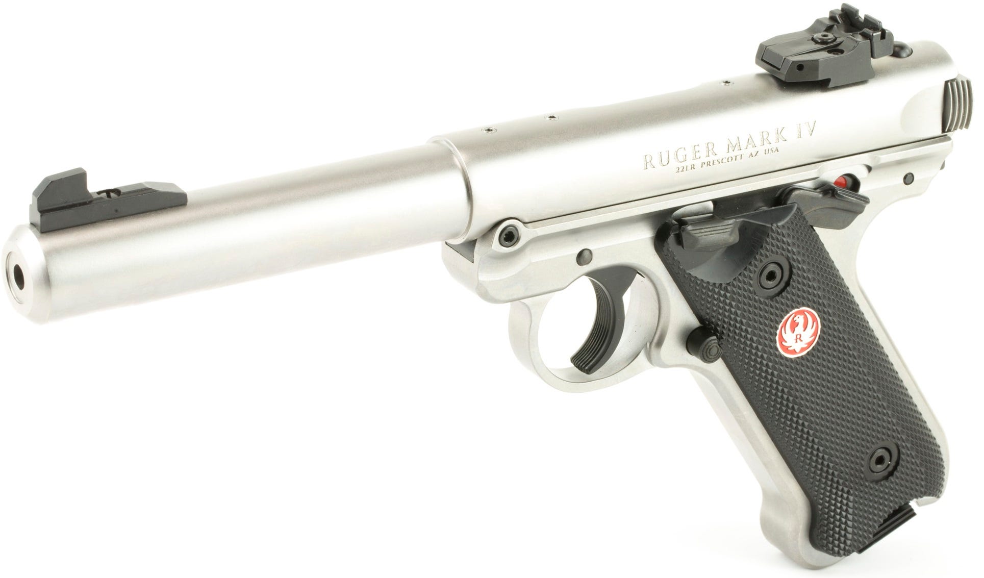 Ruger Mark IV Target Stainless .22 LR 5.5" Barrel 10-Rounds - LIVENGOOD ...
